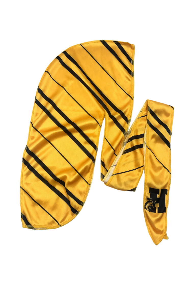Gold Striped Durag – Nessa Hill LLC
